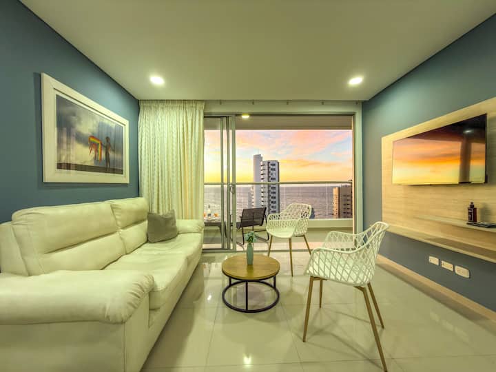 Cabrero Vista Al Mar | Playa Y Centro Histórico - Cartagena