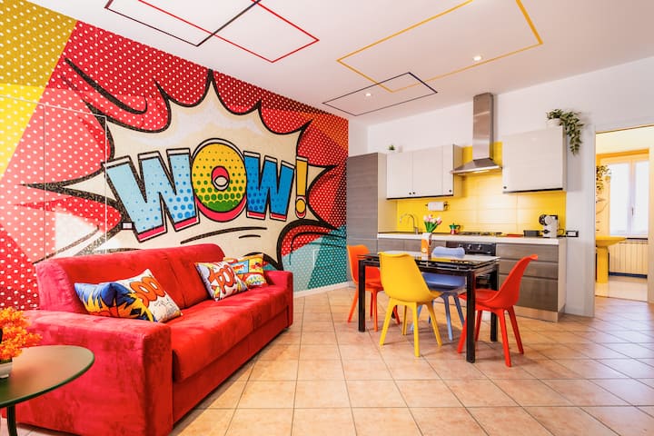 [Pop Art] Colore & Design - Parking E Wifi - Saronno