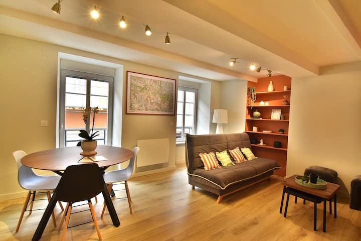 L'écrin Du Bourg ~ 2mn Château & Maison Bernadette - Lourdes