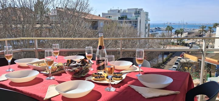 Gran Apartamento Vista A Mar Y Puerto De Rosas - Roses