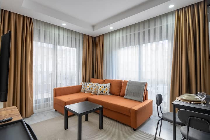 Comfortable Home | 1br | Fast Wifi | 4 Guests N9 - Antalya