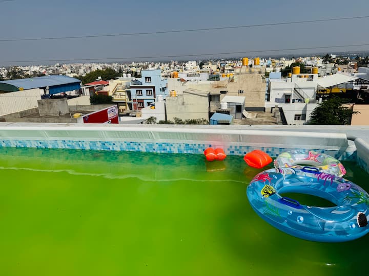 Luxe Penthouse 4 Bhk With Swimming Pool - Mysuru