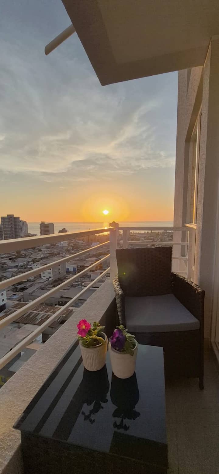 Vista Panorámica Al Mar Y Diseño Moderno - Iquique