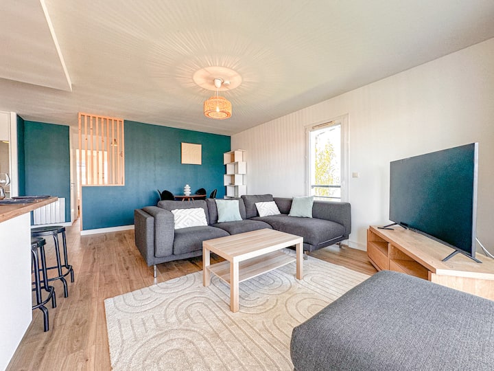 T3 Lumineux, Terrasse, Parking Privé - Bayonne