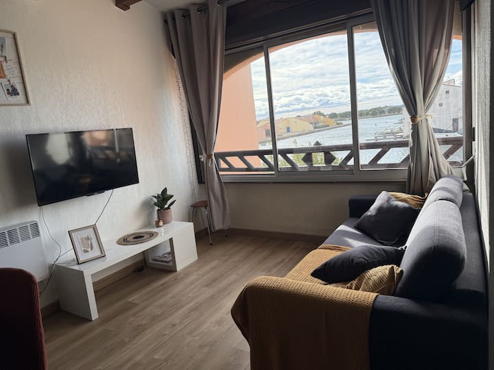 Appartement Les Pieds Dans L’eau Avec Petite Plage - Leucate