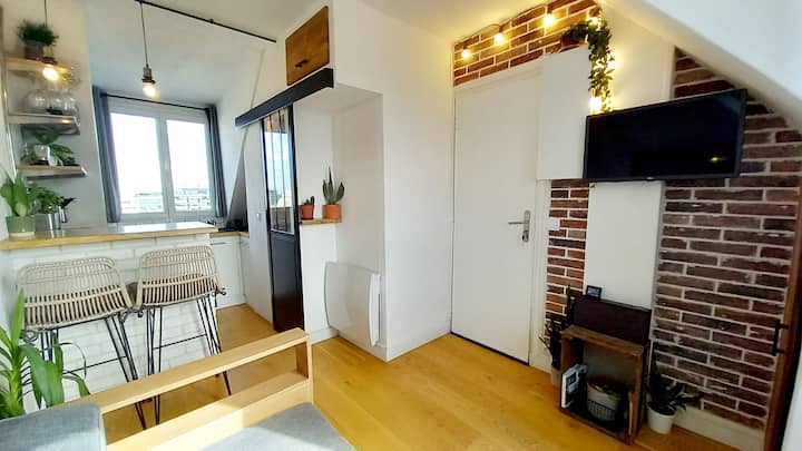 Joli Studio Avec Vue Tour Effeil - Neuilly-sur-Seine