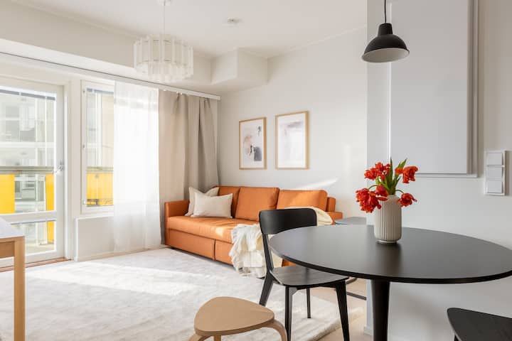 Modern 1br + Balcony By Finnoo Metro - Espoo