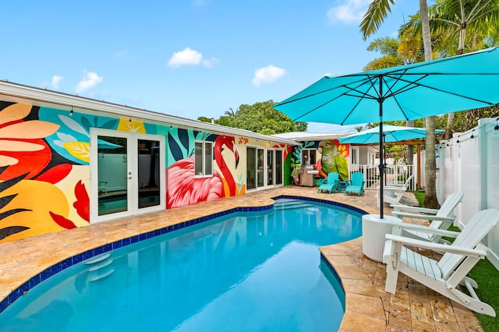 Salthaus Wilton - 4br/4ba W/ Heated Saltwater Pool - Fort Lauderdale, FL