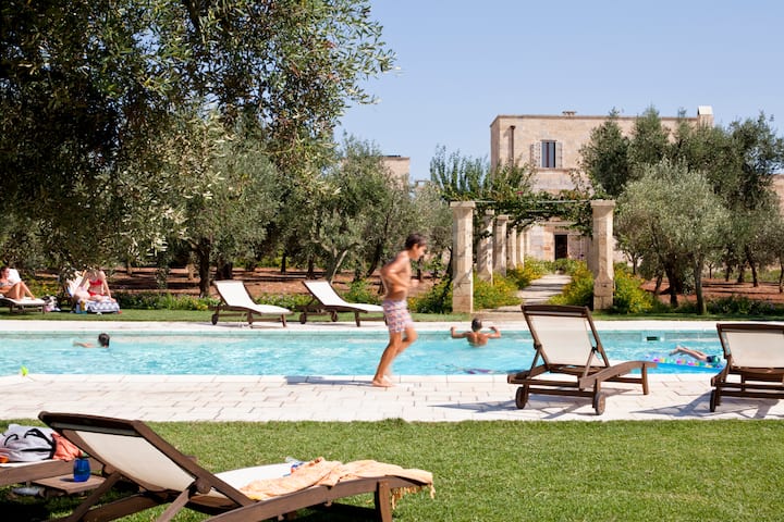 Masseria Saietti - Suites Apartment Blu & Rosa - Ugento