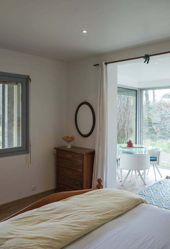 Grande Chambre Deux Pièces Entre Rivières Et Fôret - Linxe