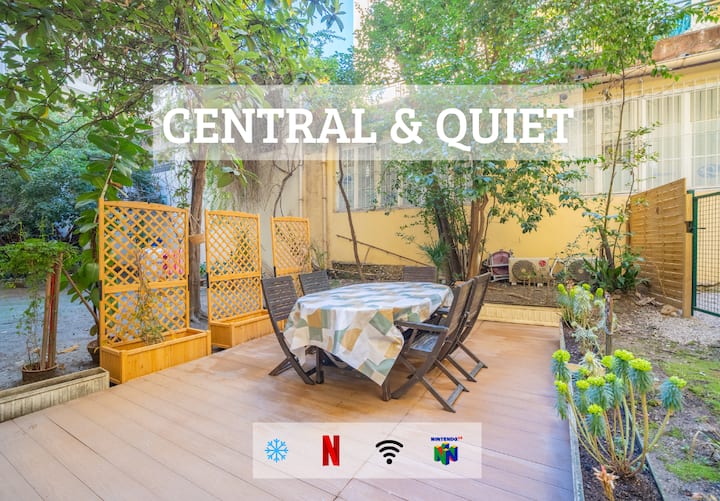 Nice Flat, Realy Central With Terrace - Ac - Castel Plage - Nice