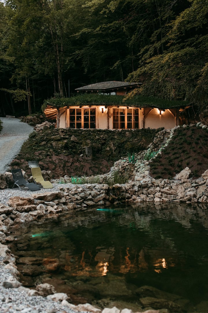 Forest Luxe Retreat Cabin With Pool&sauna&jacuzzi - Šibenik, Slovenia