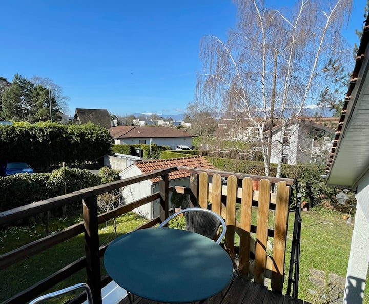 Appartement Calme, 3 Pièces, Une Chambre à 2 Lits - Versoix