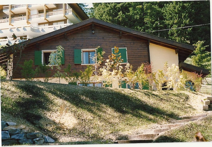 Magnifique Chalet Avec Belle Vue Versant Sud-est - Crans-Montana