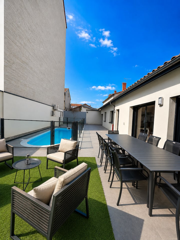 Villa éLégance Lyon Clim Piscine Parking - Lyon