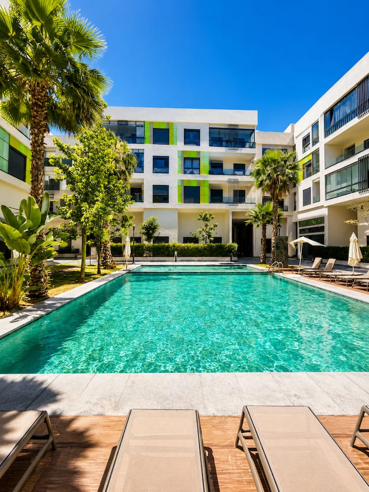 Natura Cosy & Parc - Piscine - Fitness - Kids Club - Mohammédia