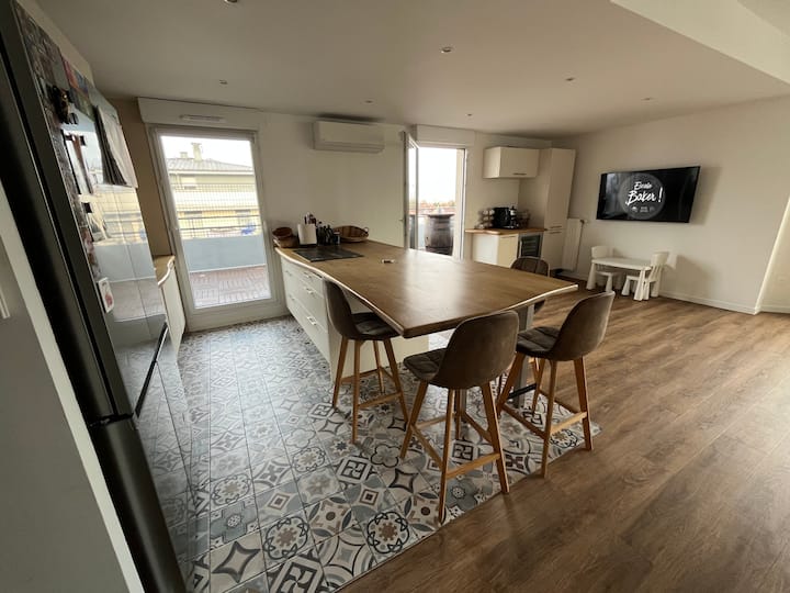 L'escale Baker à 10 Min De L'aéroport Orly - Athis-Mons