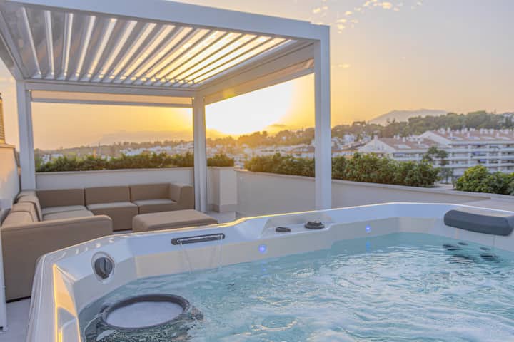 Luxury Ph Marbella Golden Mile Private Jacuzzi - Marbella