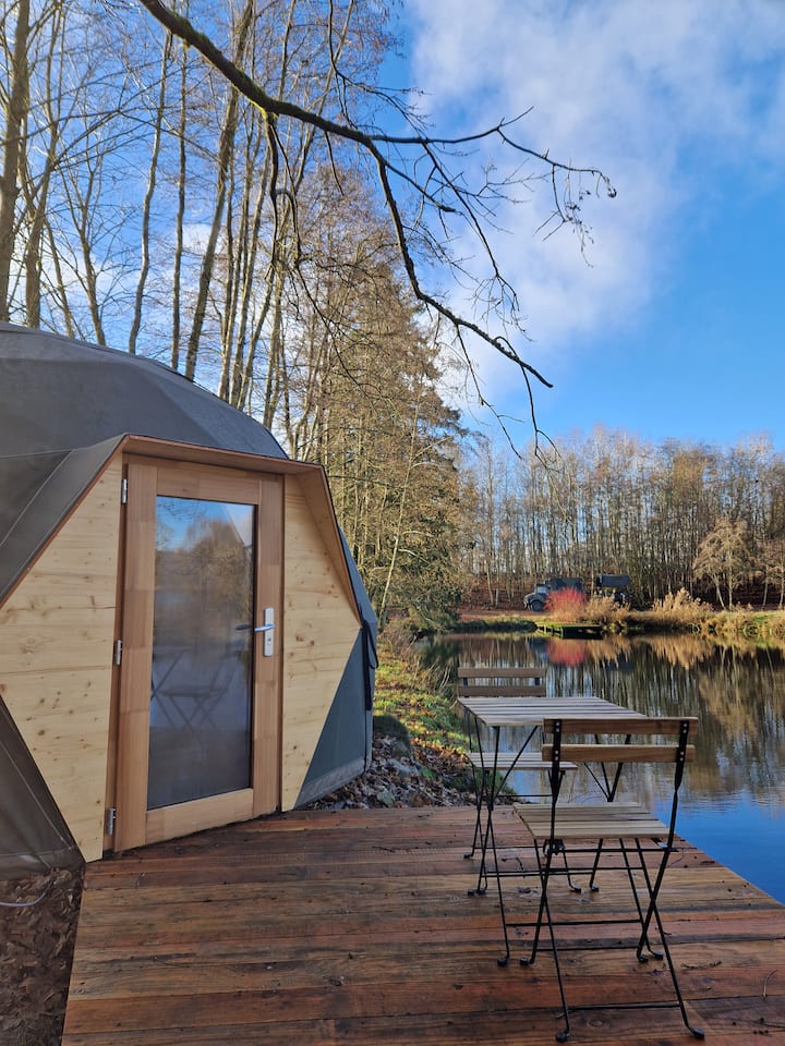 ÉCo-lodge "Canard" 2 Pers Avec Bain Nordique - Bertogne
