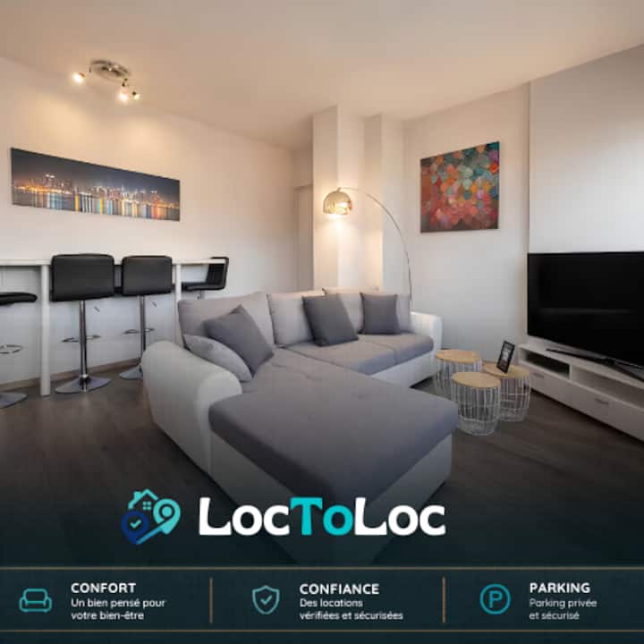 Suite 401 - Panorama Sur Mâcon & Parking Privé - Mâcon
