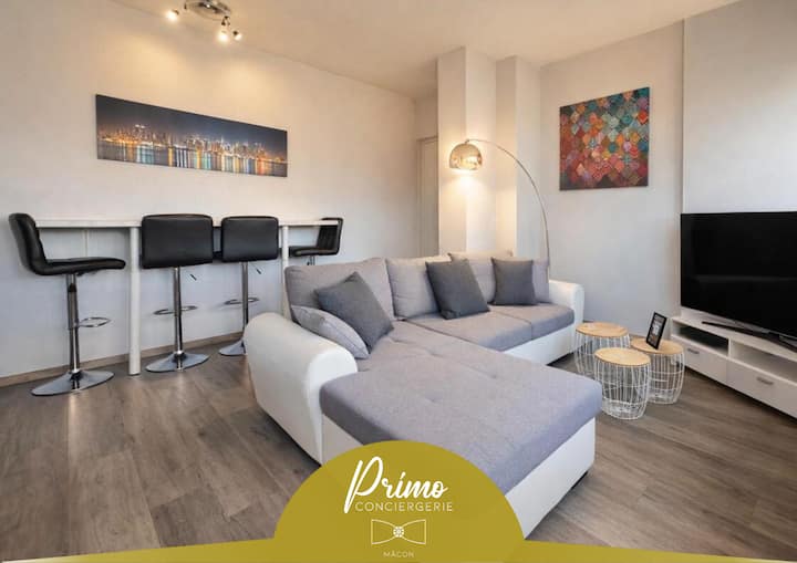 Le Prisma - Panorama Sur Mâcon & Parking Privé - Mâcon