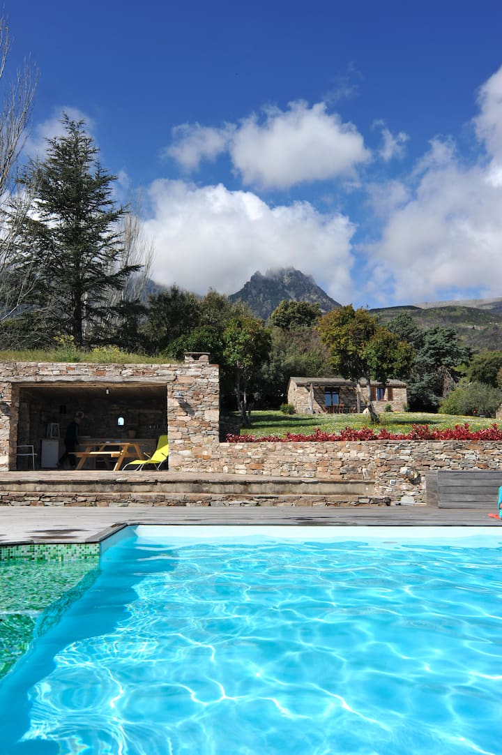 Bergerie Espace Naturel Piscine Vue Panoramique - Haute-Corse