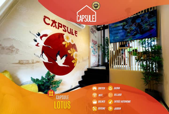 Capsule Lotus-balneo-sauna-billard-nintendo - Givet