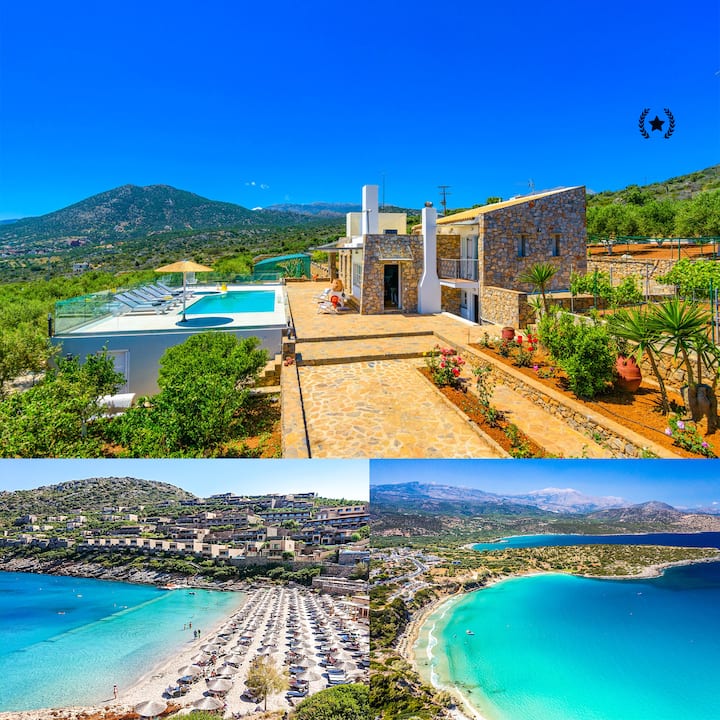3' To Beach & Ag Nikolaos / Private Pool & Jacuzzi - Agios Nikolaos