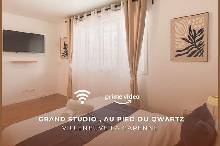 Le Gallieni - Qwartz/ Wifi / Prime Video - Villeneuve-la-Garenne