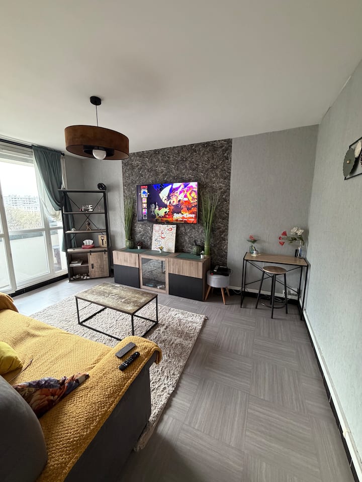 Appartement Cosy Tout éQuipé Avec Parking Sécurisé - Groupama Stadium - OL