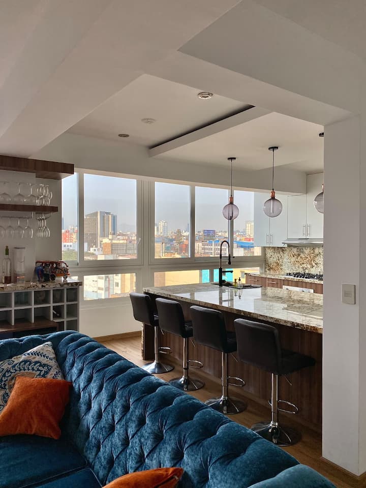Amplio Dpto. Duplex En El Corazon De Miraflores - 페루