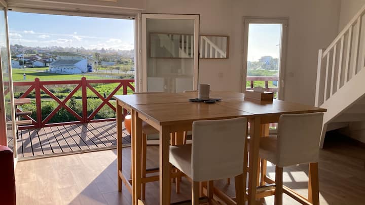 Duplex T4 Sud 500m Plage - Bidart
