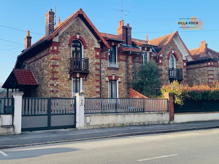 Villa Foch - Meaux - 4ch - Parking Jardin Terrasse - Meaux