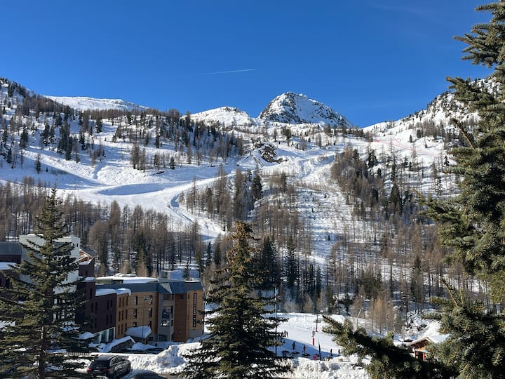 Isola 2000 Appartement Cosy Devant Les Pistes - Isola