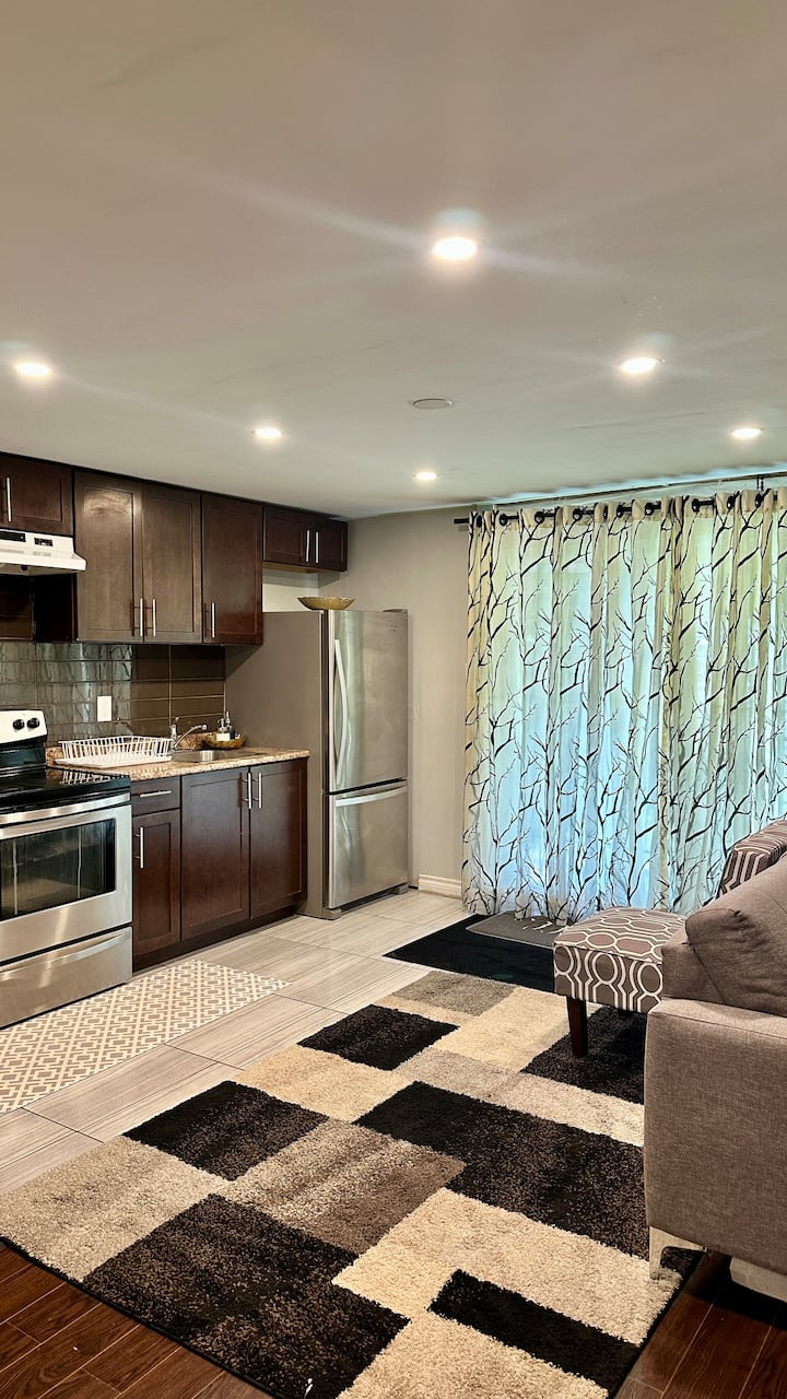 Spacious Furnished Basement Apartment - Ajax
