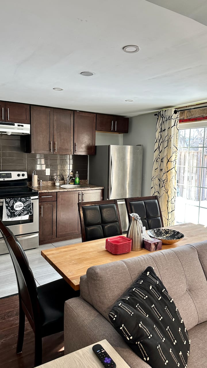 Spacious Furnished Basement Apartment - Ajax