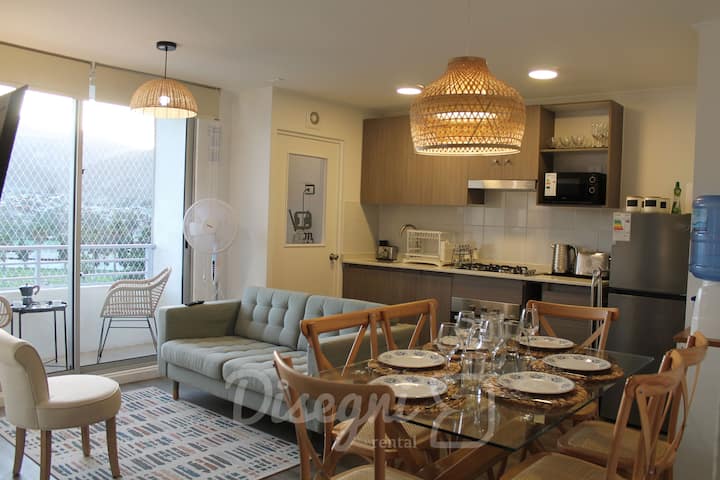 Disegni 14 · Dpto 2 Dorm 2 Baños Vista Ciudad Cppó - Copiapó