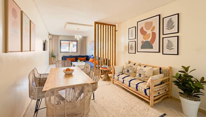 Stylish Boho Apartment Central Gueliz & Hivernage - Marrakech