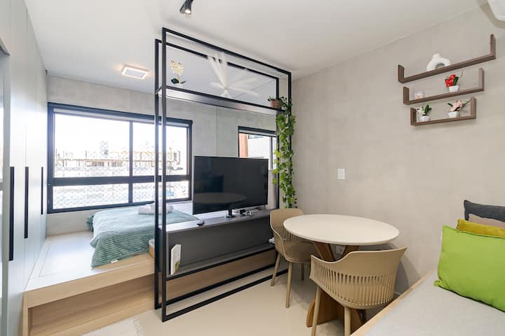 Studio Luxo No Muv Centro Próx. Shopping Estação - Curitiba