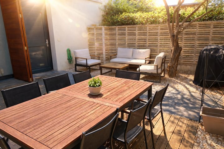 Maison Bali - Jardin, Clim, Parking Et Proche Tram - Montpellier