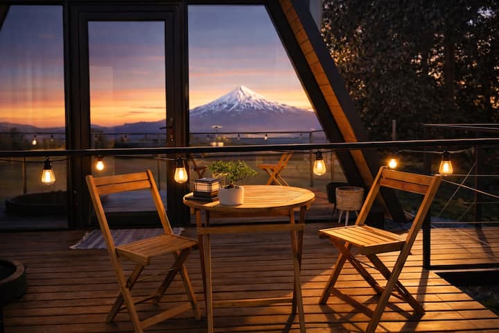 Cabaña Impresionante Vista Al Volcan Y Lago - Chile