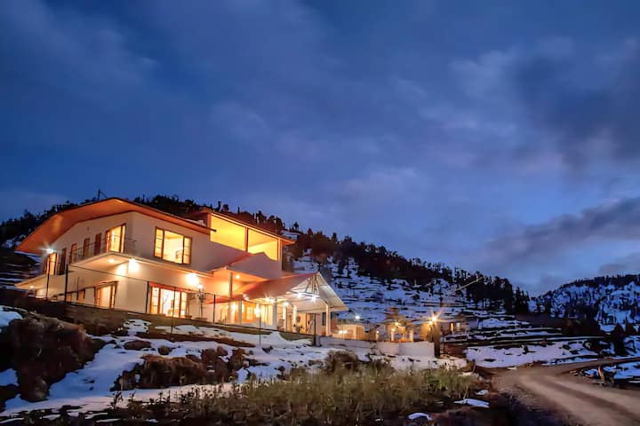 Private Villa With Himalayan View - Kanatal
