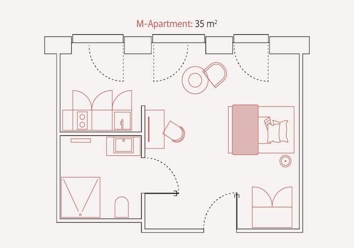 Pm-am Apartments - Reinoldikirche - Kategorie M - Dortmund