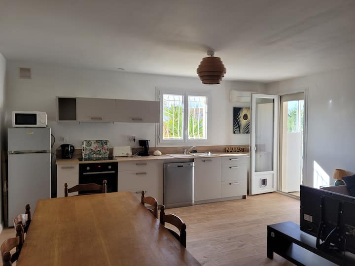 T4 Jardin Calme Près De La Mer - Montpellier