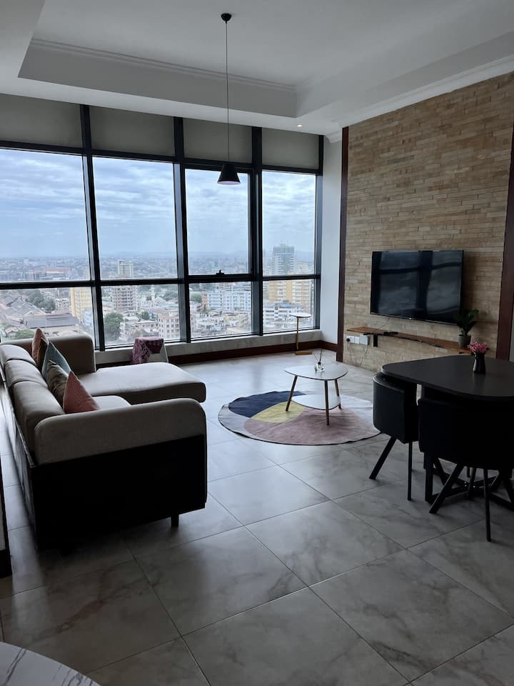 Stylish And Cozy Family Duplex With Ocean View - Dar es Salam