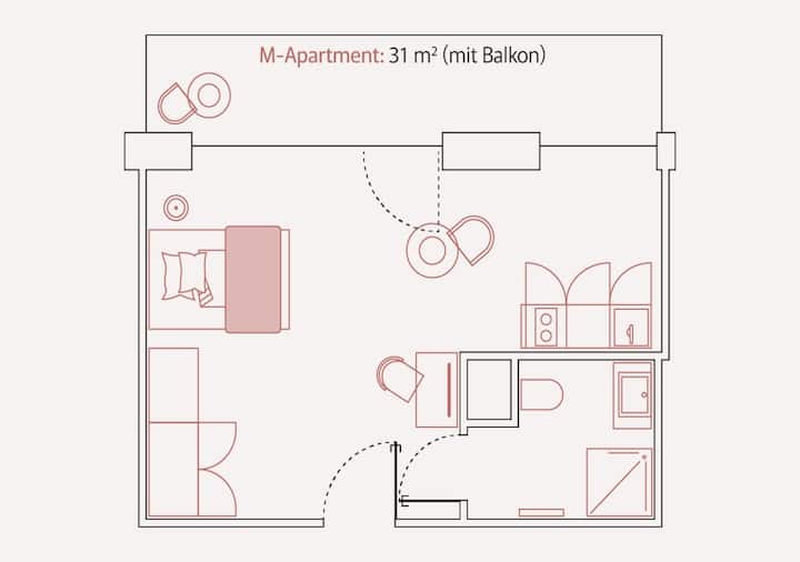 Pm-am Apartments - Reinoldikirche - Kategorie M(b) - Dortmund
