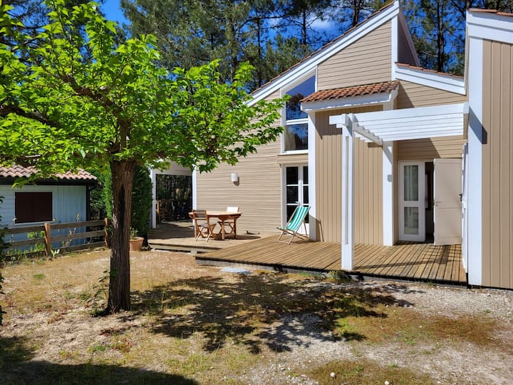 Charmante Villa Située Dans La Pinède E4gro - Lacanau Océan