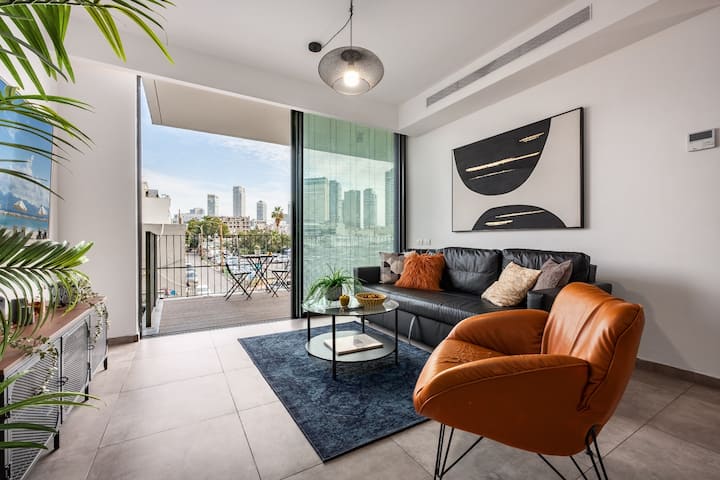 Nehamia Family 3br,pool, Balcony Beach Area Parkin - Tel-Aviv