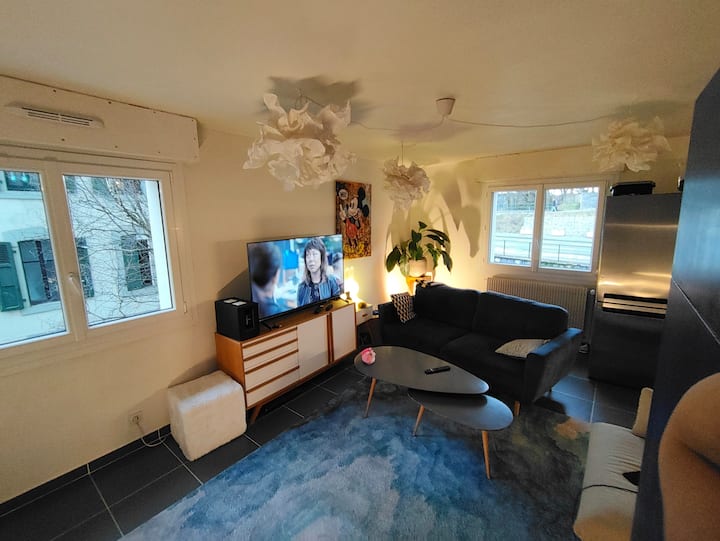 Studio Design Proche De La Douane Et De La Gare - Saint-Julien-en-Genevois