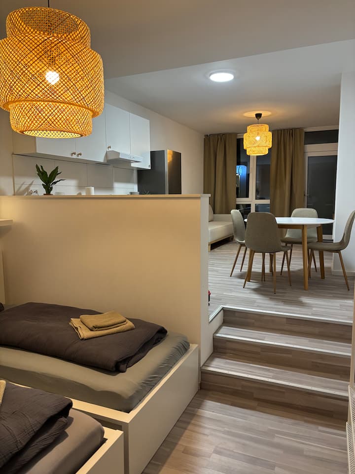 Modernes Erdgeschoss Apartment | Innenstadt - Minden